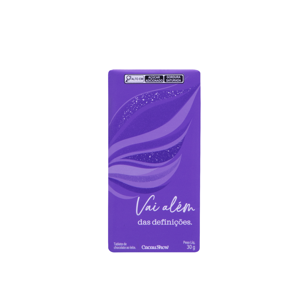 TABLETE MULHERES 30G | Loja Cacau Show